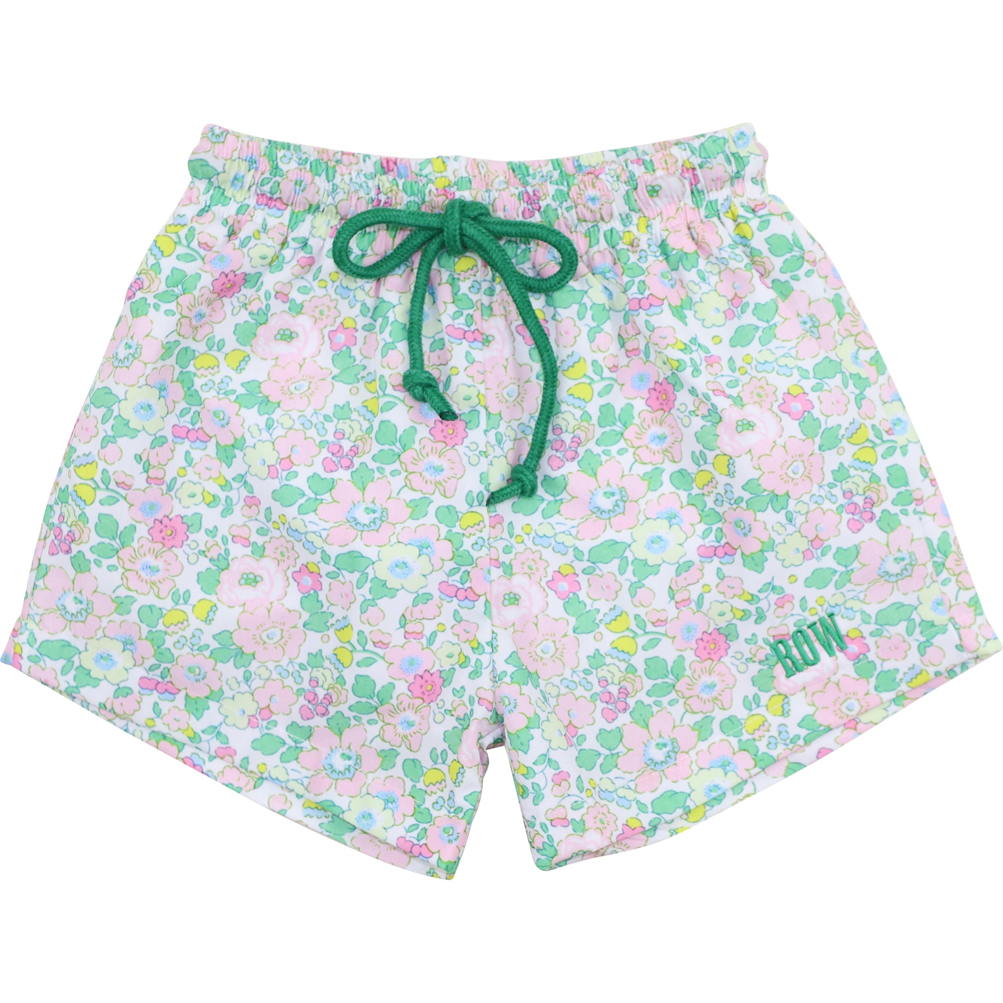 Pink And Green Liberty Swim Trunks – Cecil & Lou