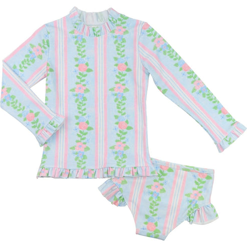Floral Vine Rashguard Swim Set – Cecil & Lou