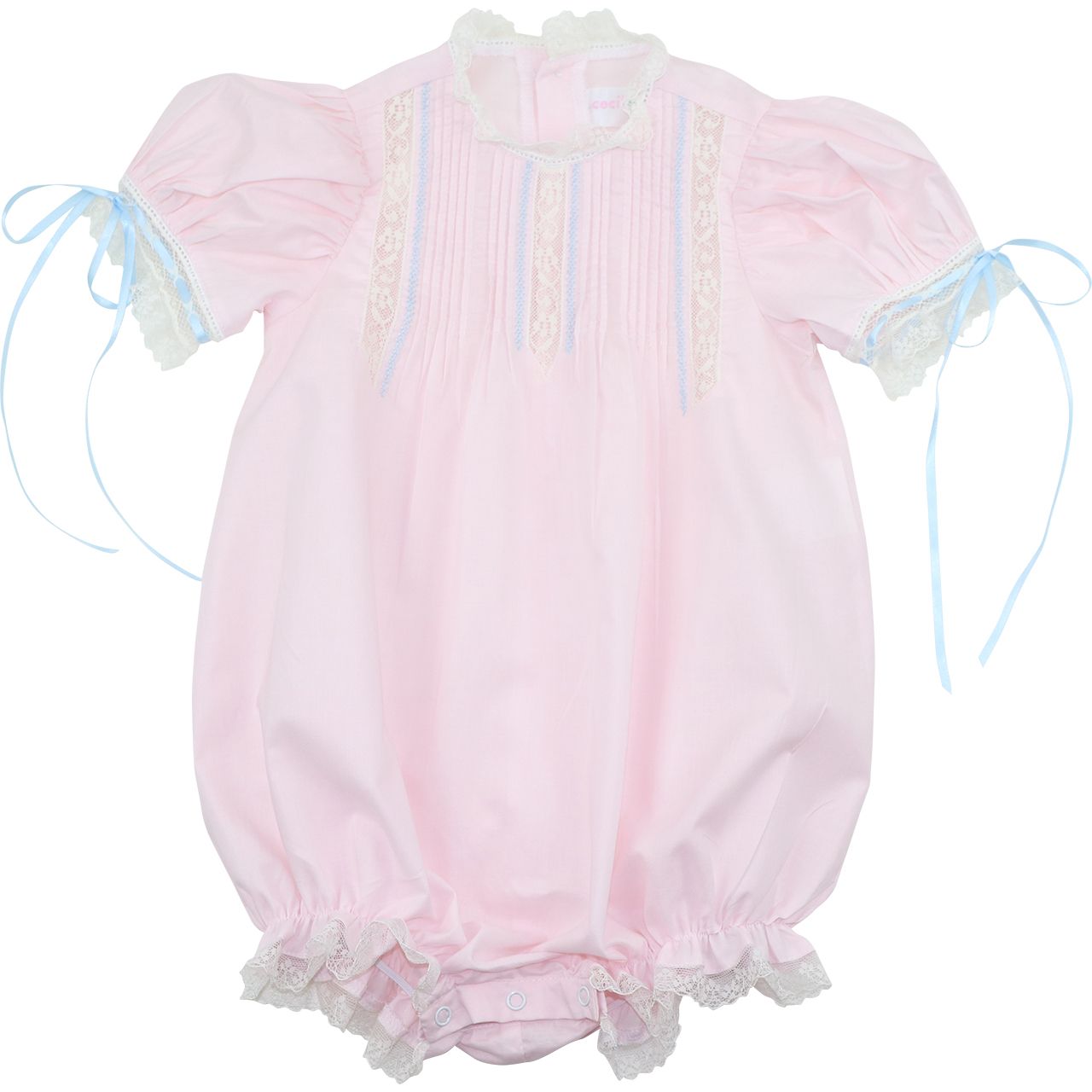 Pink Ruffle Heirloom Bubble - Cecil & Lou