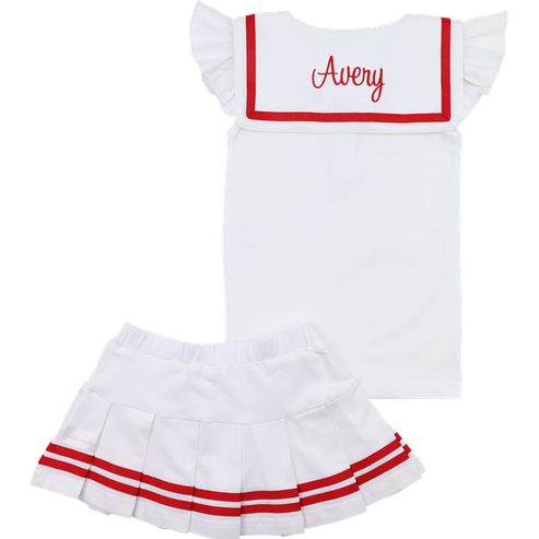 White Knit Sailor Set – Cecil & Lou