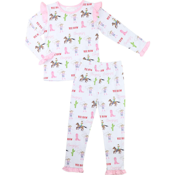 Pink Rodeo Print Knit Pajamas – Cecil & Lou